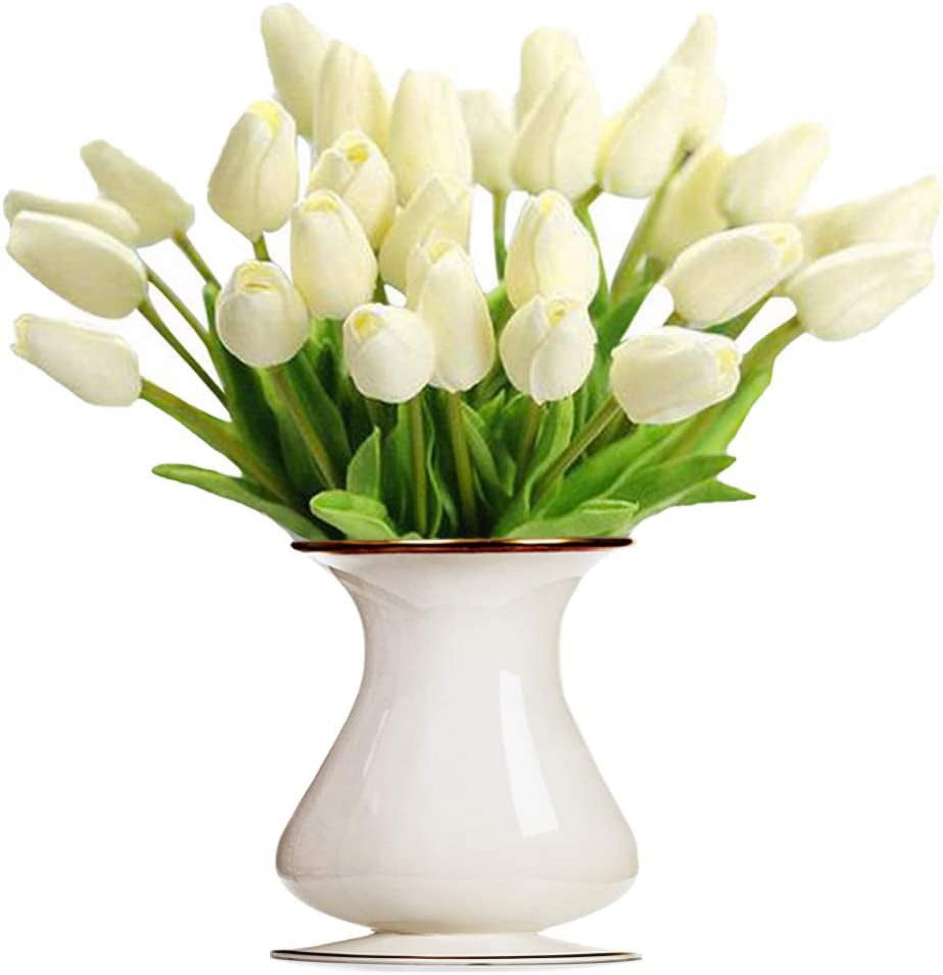 Nvzi Artificial Tulips Real Touch Fake Latex Flowers 15 Pcs Eco ...