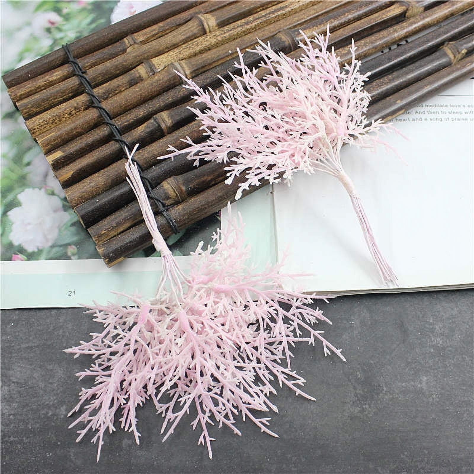 Nvzi Artificial and Dried Flower Artificial Frosty Flower Ice Rime ...
