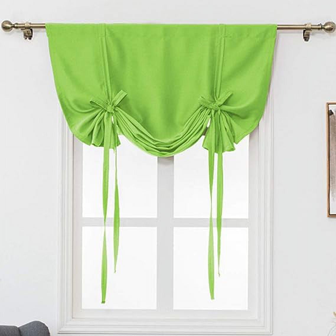 Nvzi Blackout Tie Up Curtain Thermal Insulated Window Adjustable ...