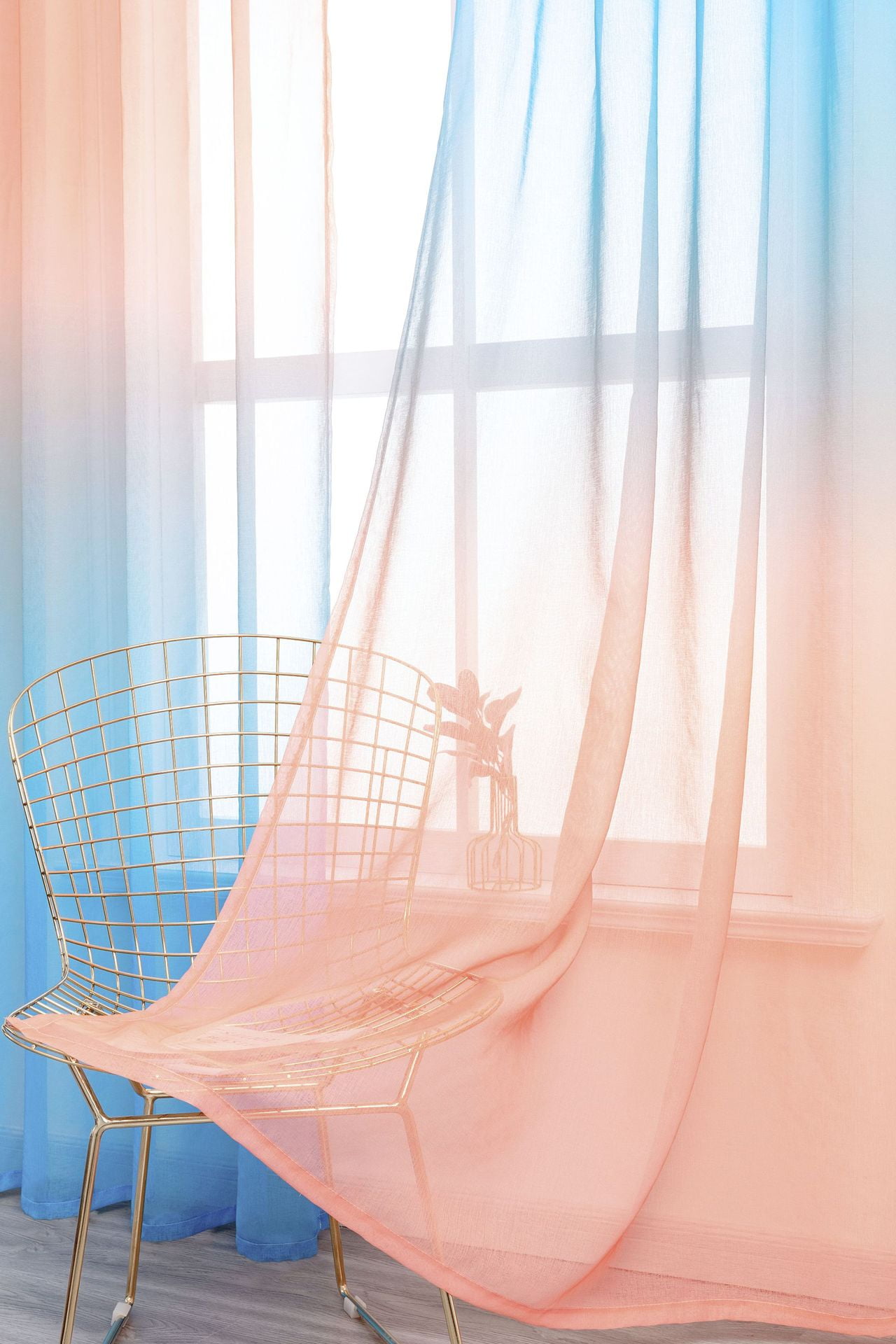 Nvzi Curtains Sheer - Texture Sheer Window Covering, Light & Airy ...