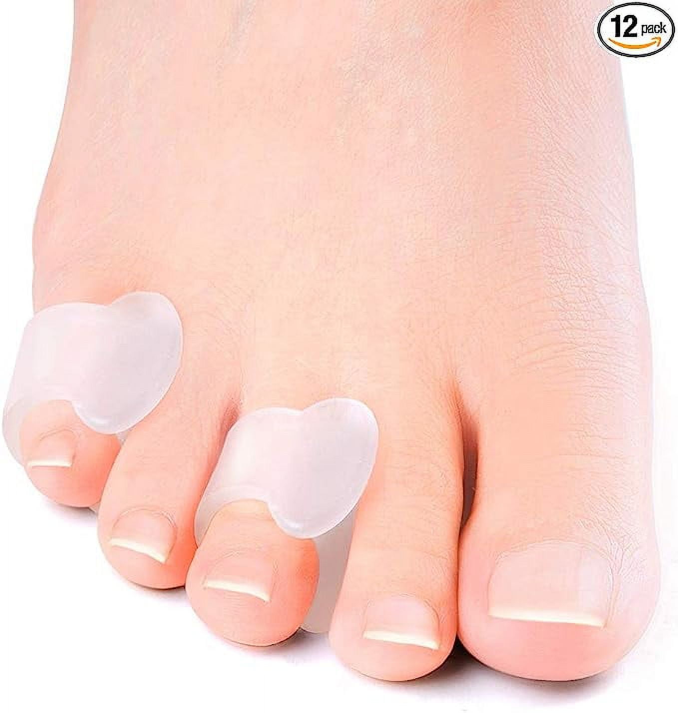Nvzi Gel Toe Separator, Pinky Toe Spacers, Little Toe Cushions for ...