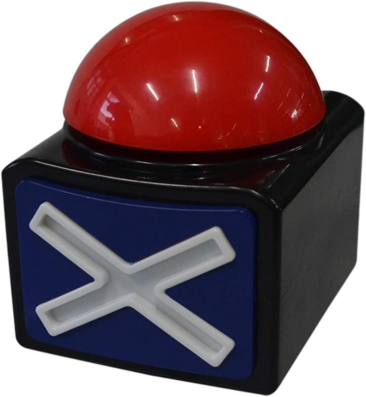Nvzi Kids Adult Game Answer Buzzer Alarm Button Box with Sound and ...