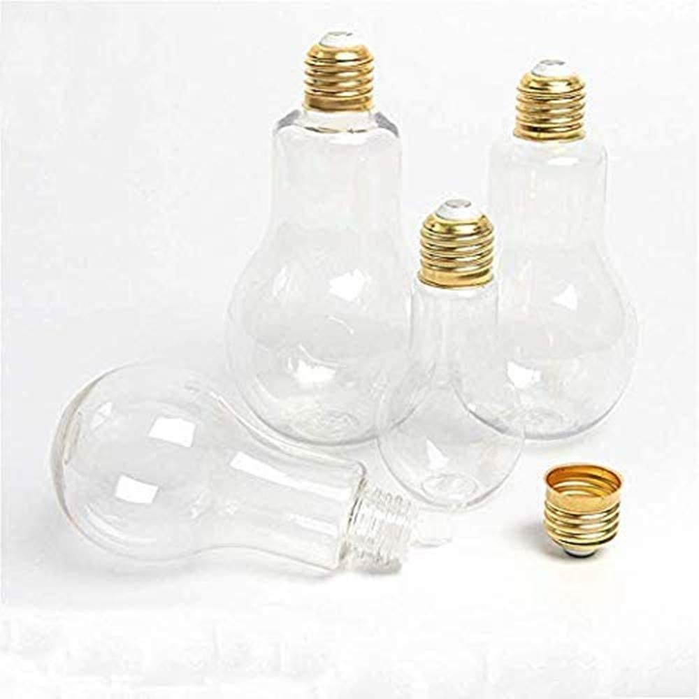 Nvzi Lamp Plastic Transparent Bottle Bulb Milk Juice Beverage with ...
