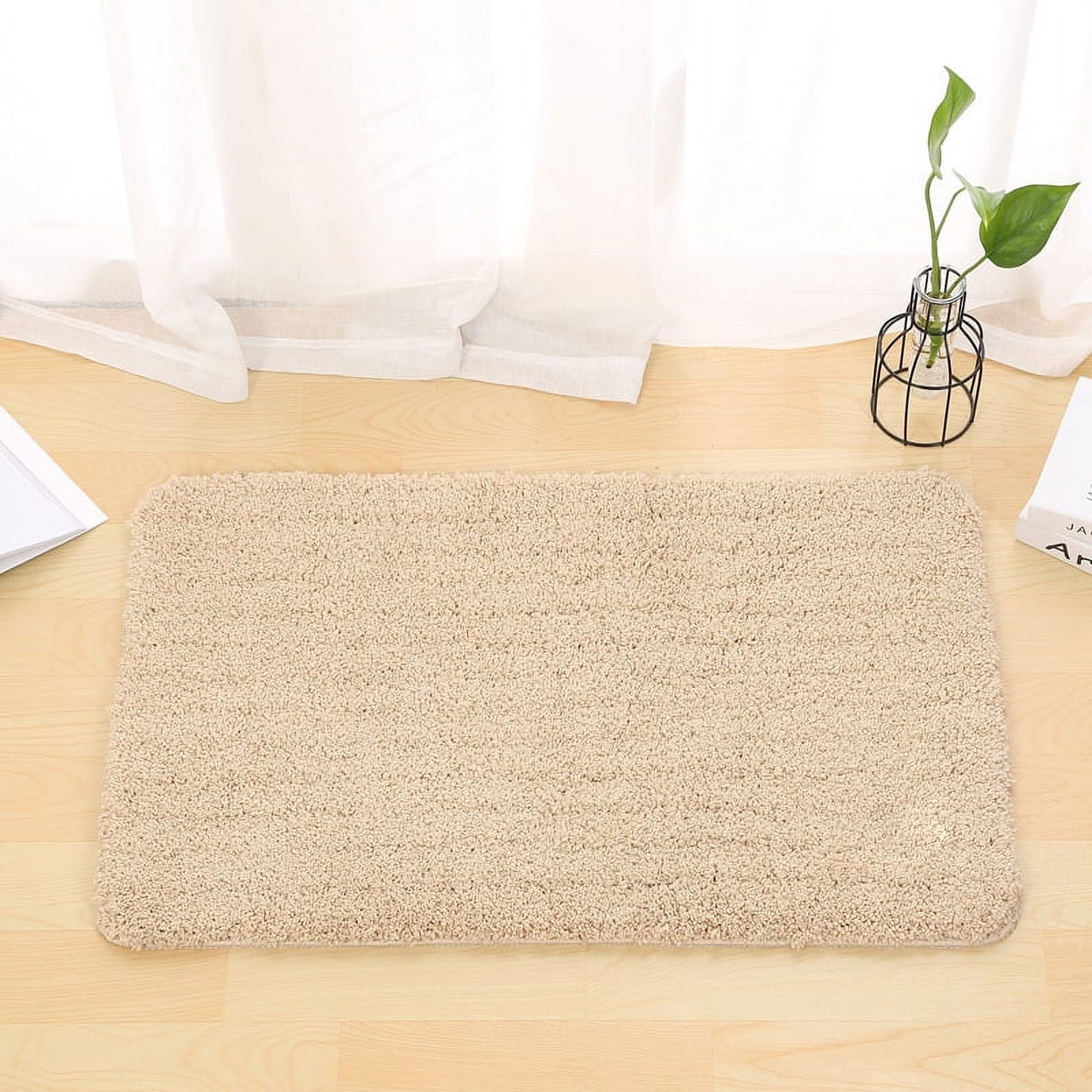 Nvzi Luxury Bathroom Rug Mat, Extra Soft and Absorbent Microfiber Bath ...