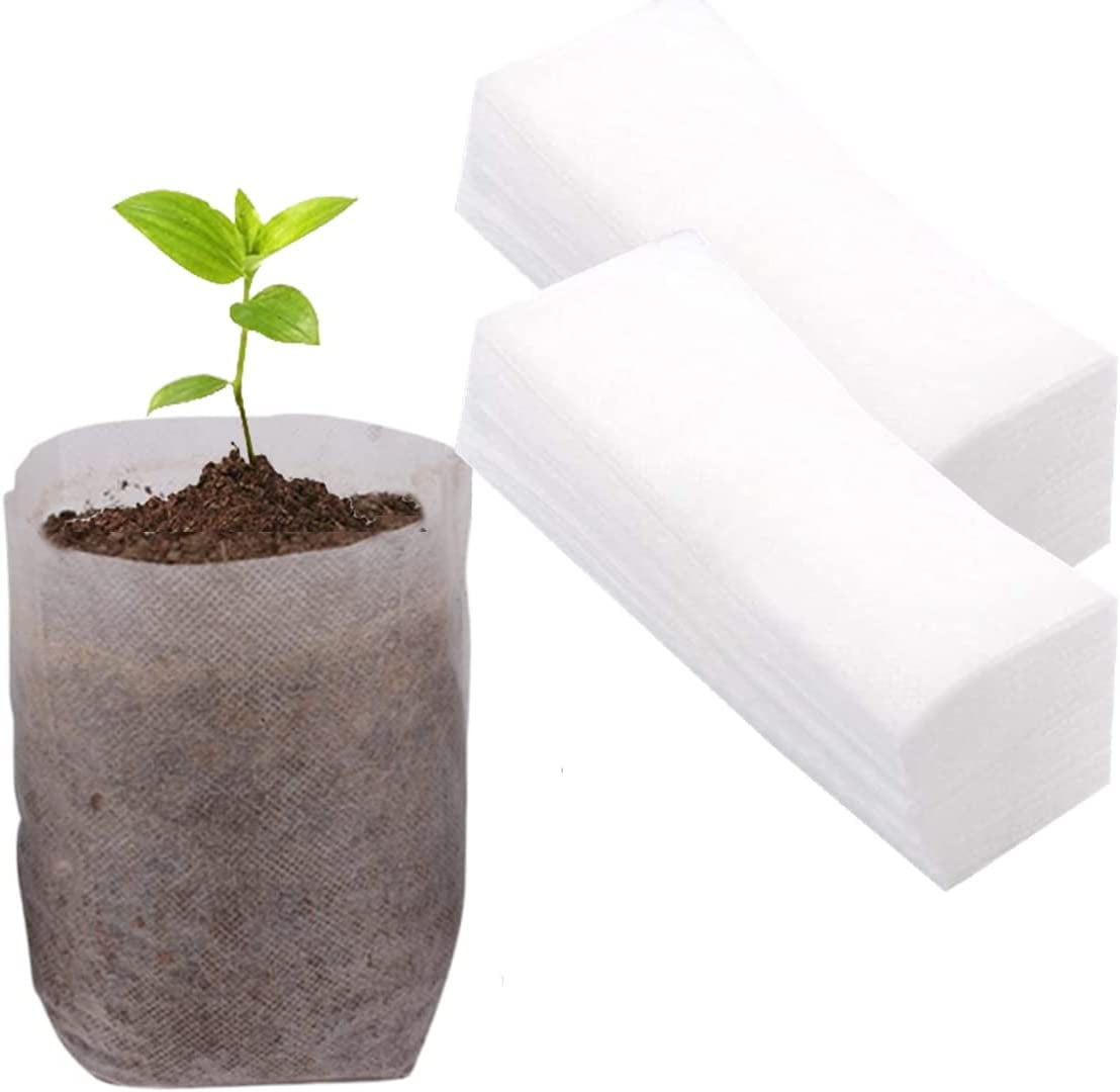 Nvzi Plant Nursery Bags 5.5 * 6.3 inches 200PCS, Non-Woven ...