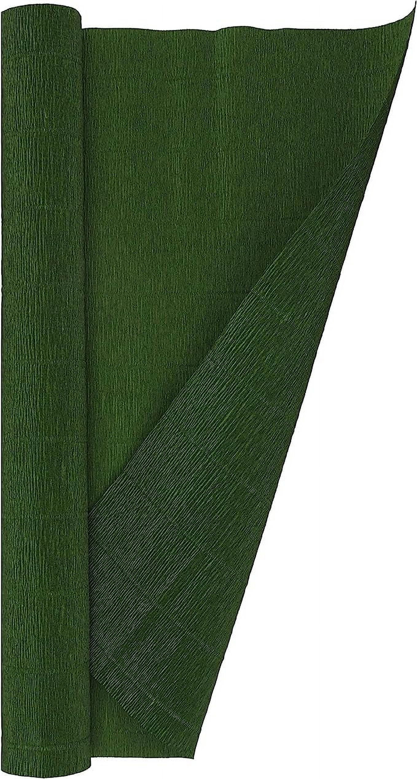 Nvzi Premium Italian Crepe Paper Roll Heavy-Weight 180 Gram,Army Green ...