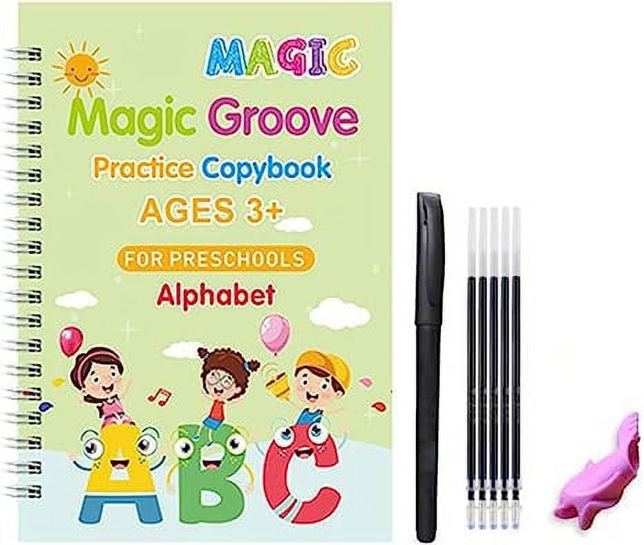 Xiao Hua Reusable Copybook Math English 3D Calligraphy Book Numbers 0 ...