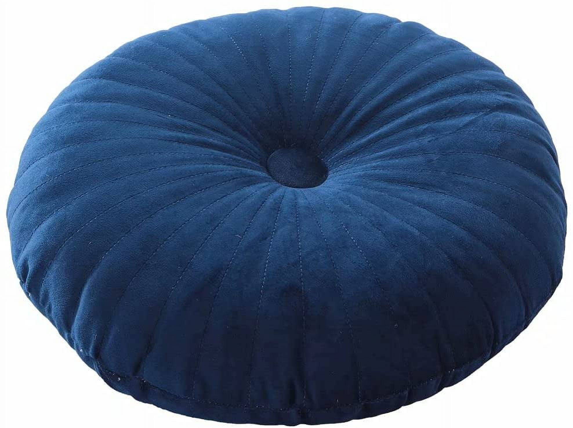 Nvzi Round Pillow Cushion for Couch Velvet Decorative Small Throw ...