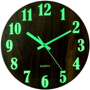 Glow Dark Clocks for Home Decor with Luminous and Decorative Designs