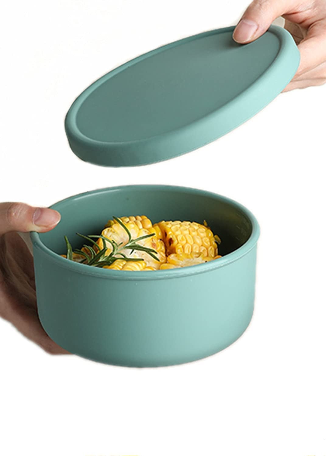 Nvzi Silicone Bento Boxes Lunch Container Microwave Freezer Safe ...