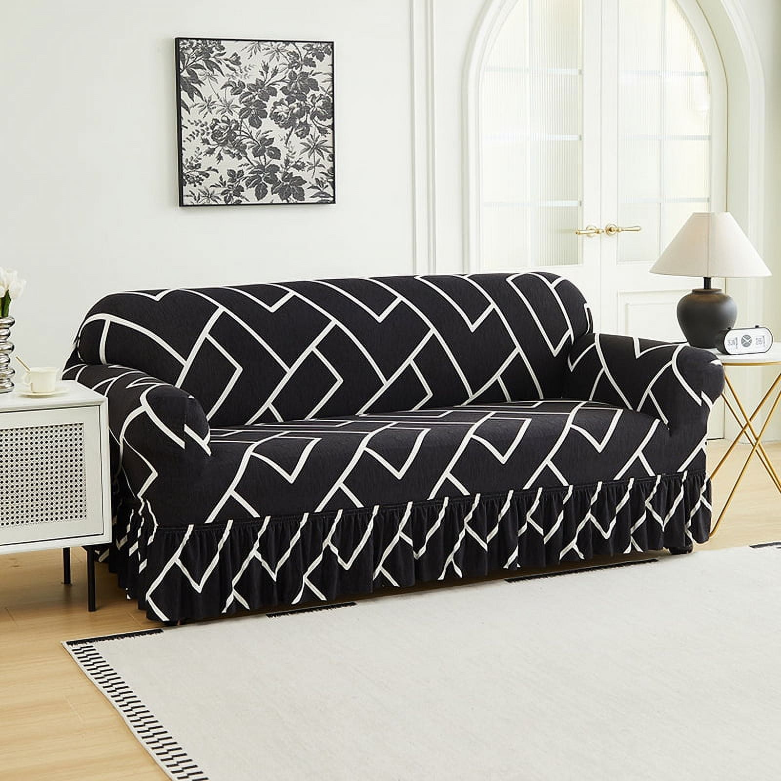 Nvzi Sofa Cover for sofas Stretch Couch Covers for Living Room Easy Fit ...