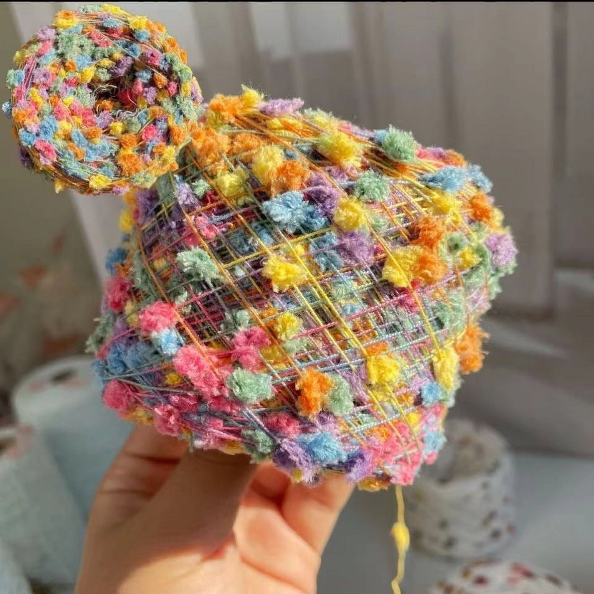 Nvzi Soft Plush Wool Acrylic Fancy Loop Yarn for Doll Hair Making ...