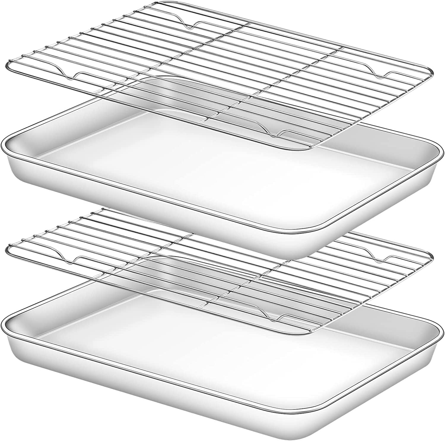 Nvzi Stainless Steel Colander Over the Sink Strainer Basket Rectangle ...