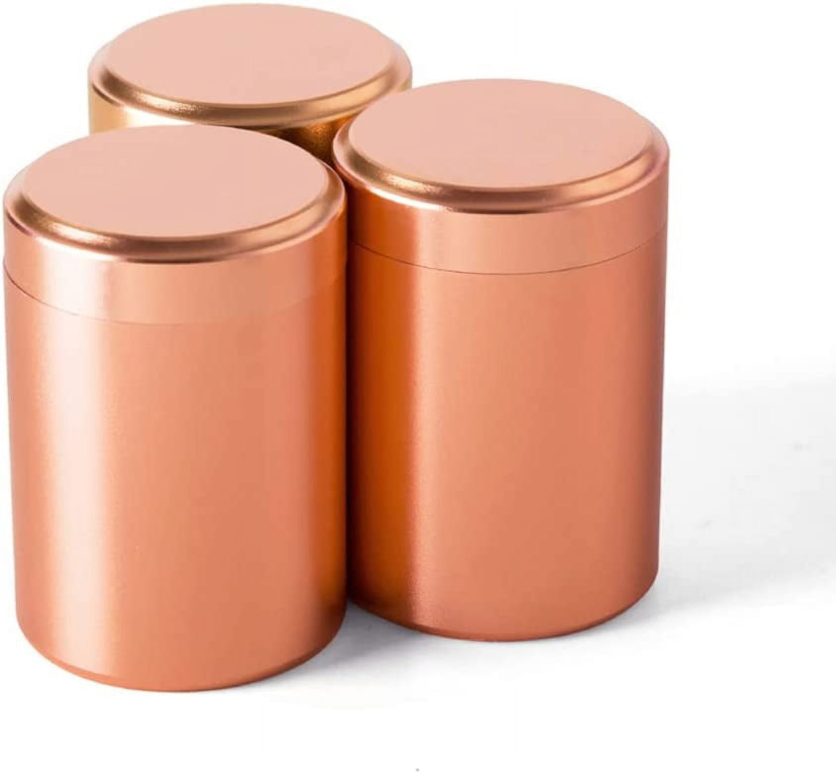 Nvzi Tea Tins, Airtight Smell Proof Durable Multi-Use Portable Metal ...