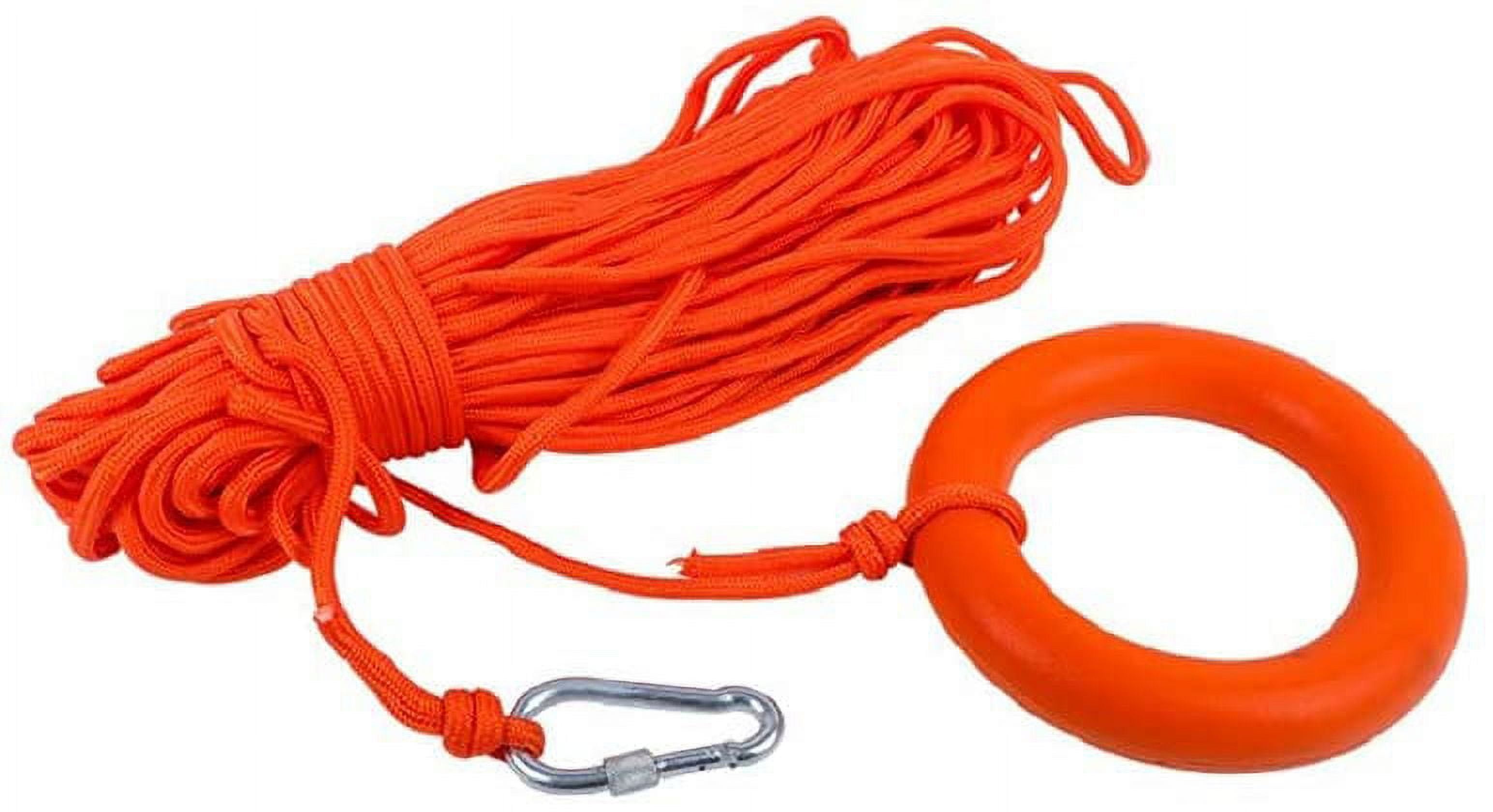 Nvzi Water Floating Lifesaving Rope 98.4FT,Outdoor Professional Throwing Rope Rescue Lifeguard ...