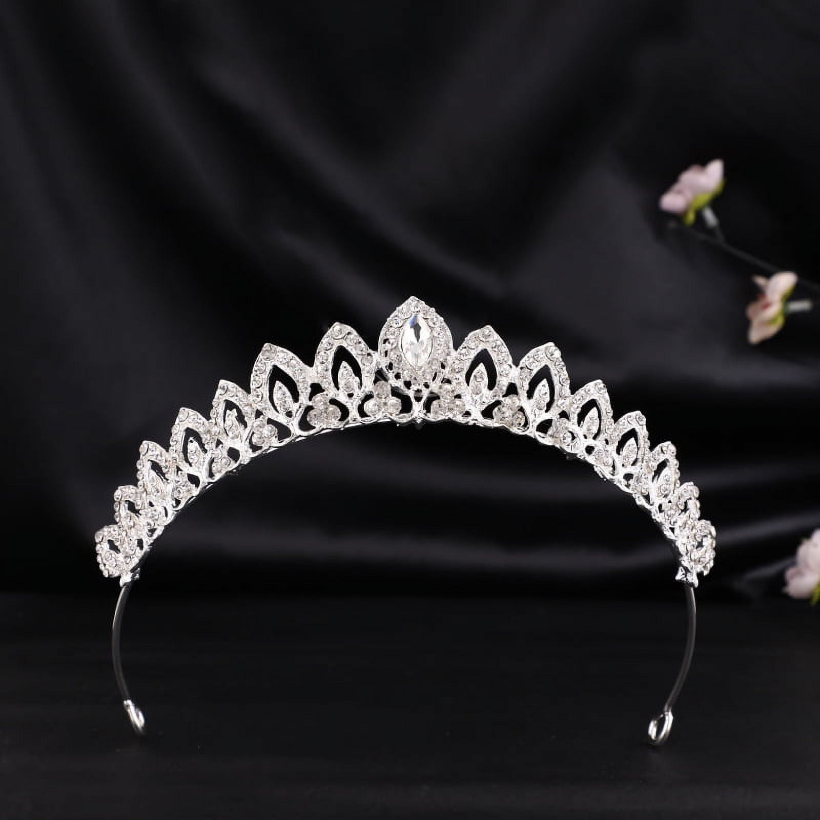 Nvzi-c Wedding Tiara for Bride Princess Tiara Headband Bridal Crown ...