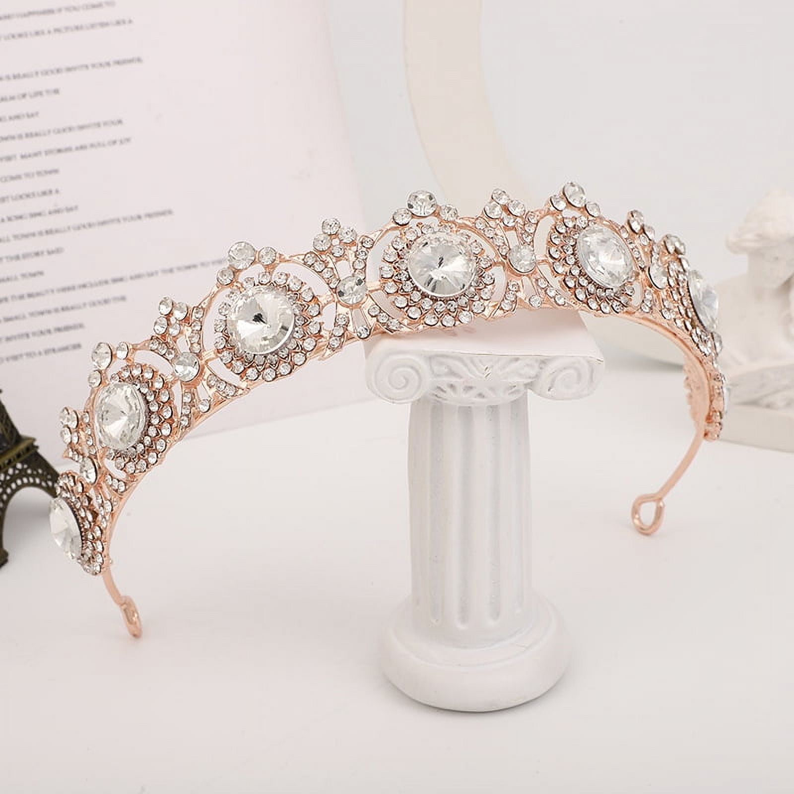 Nvzi-c Wedding Tiara for Bride Princess Tiara Headband Bridal Crown ...