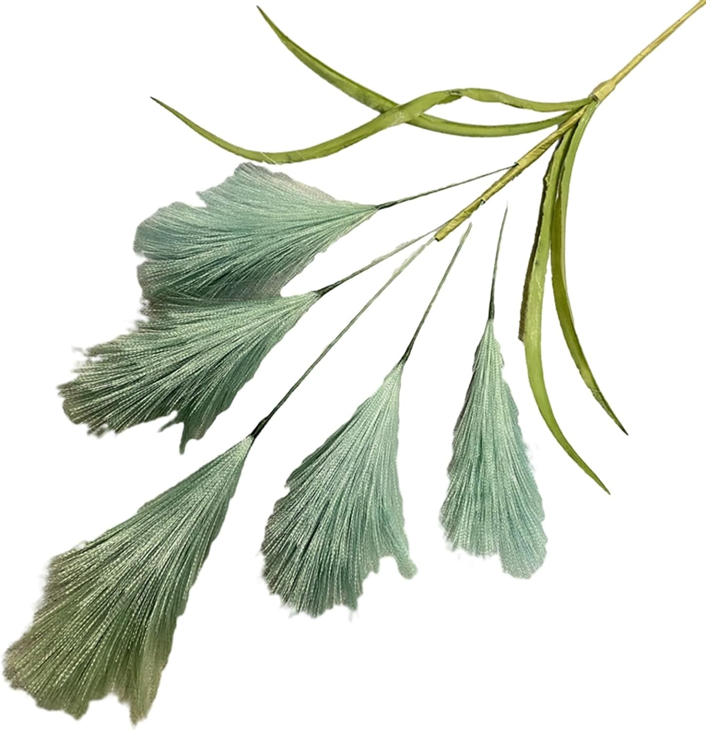Nvzi Wire Stem Artificial Flowers Pampas Grass Bohemian Style Realistic ...