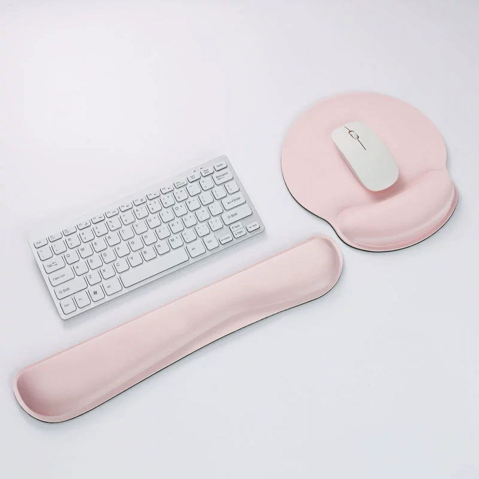 Nvzi Wrist Rest and Mouse Pad with Wrist Support, Memory Foam Wrist ...