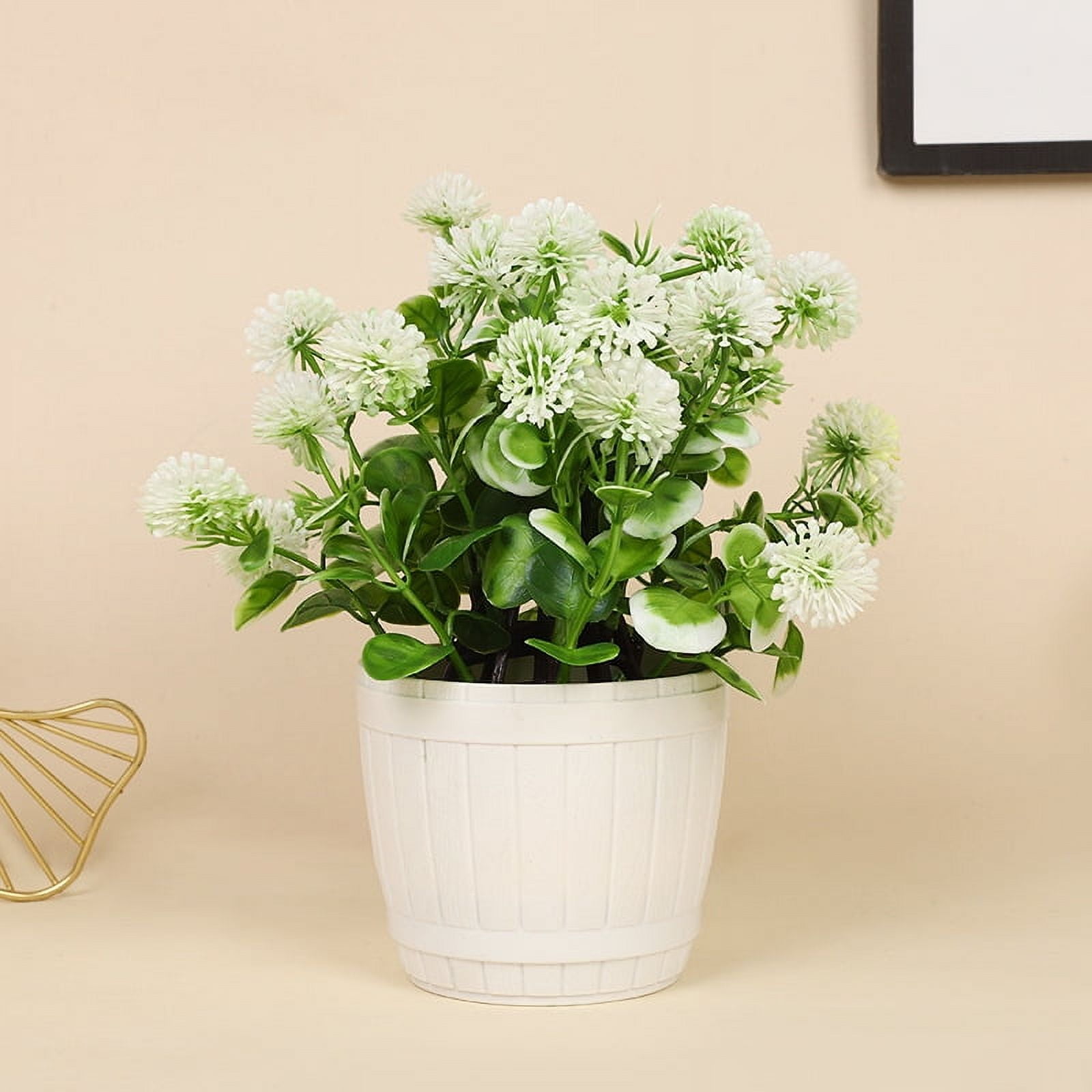 Nvzi-a 1pcs Simulation Plant Potted Plant Small Fake Potted Plants Mini ...