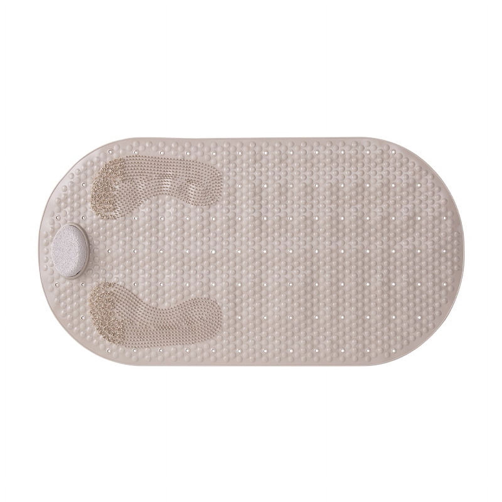 Nvzi-a 40 × 80 cm Shower Mat, Foot Massage Bathtub Mat, with A Pumice ...