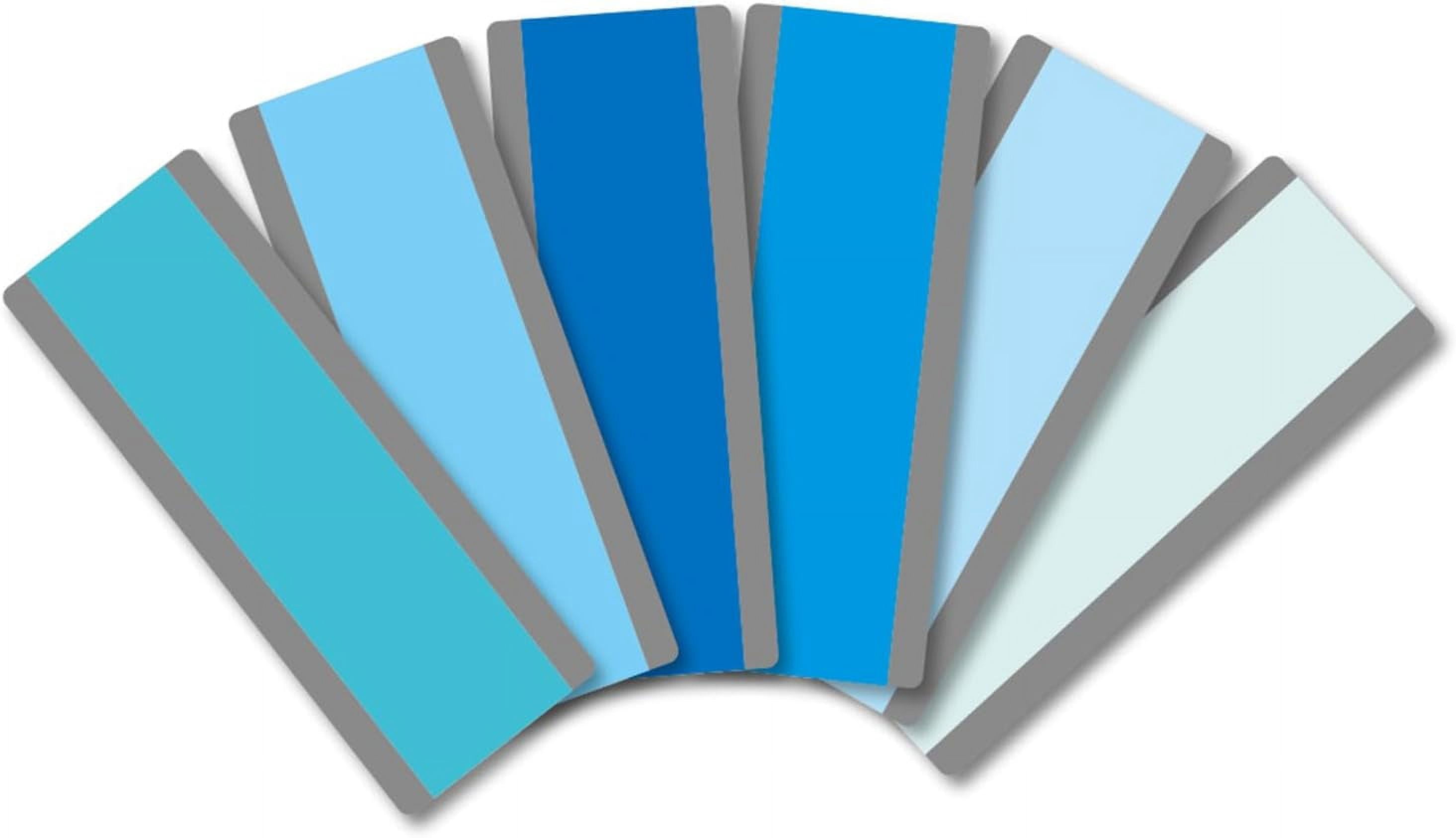 Nvzi-a 6pcs Colored Plastic Sheet Highlight Overlay Bookmarks Read ...