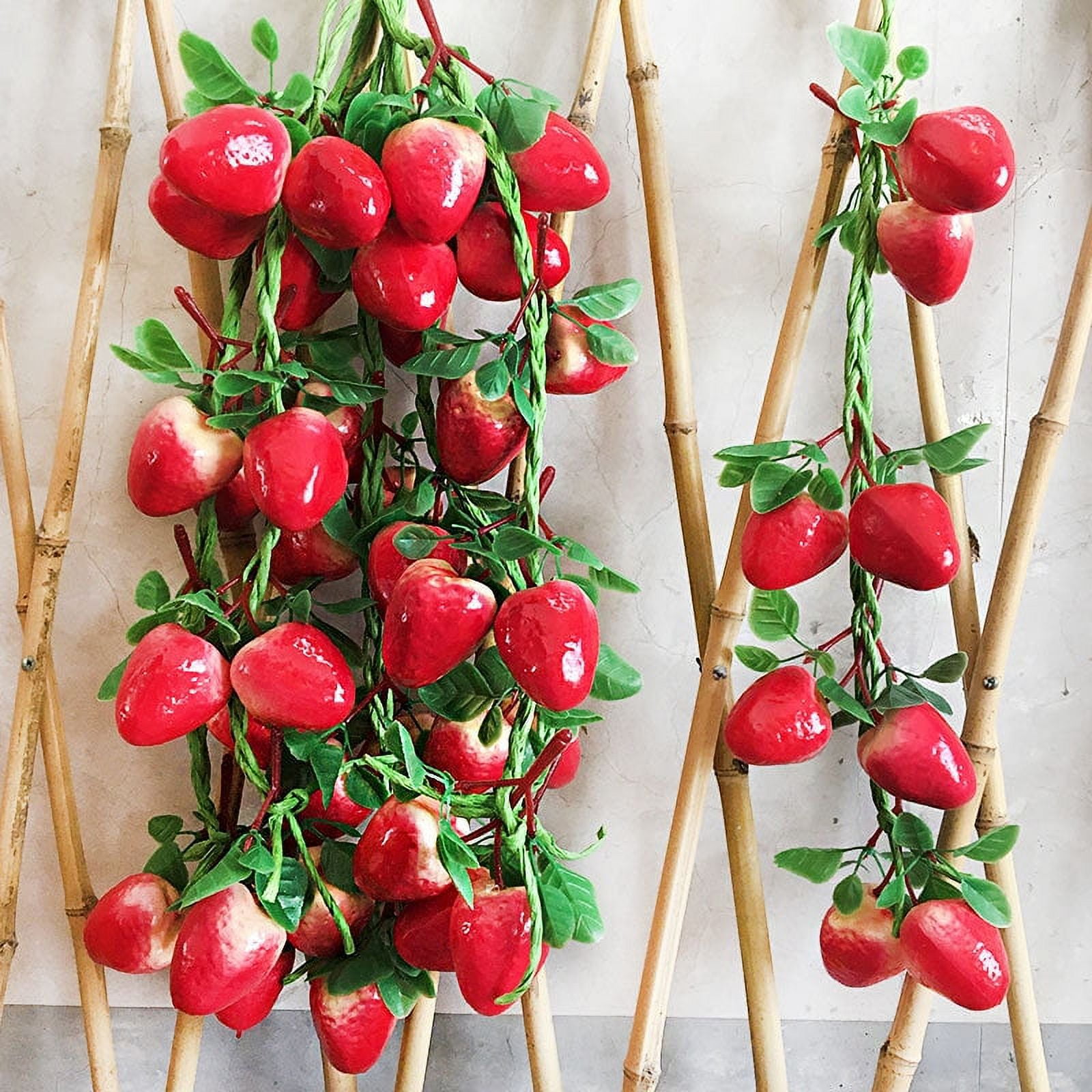Nvzi-a Artificial Fruits Pack Fruit kebabs, Fake Fruit Set Foam Fruit ...