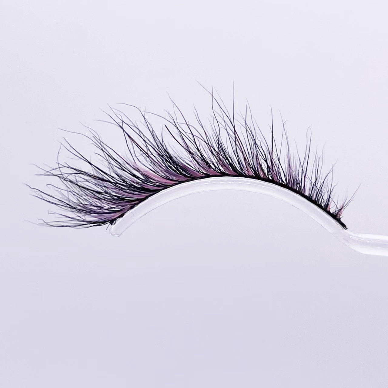 Nvzi-a Colored Eyelashes Mink Lashes , Fluffy Colorful Lash Clusters ...
