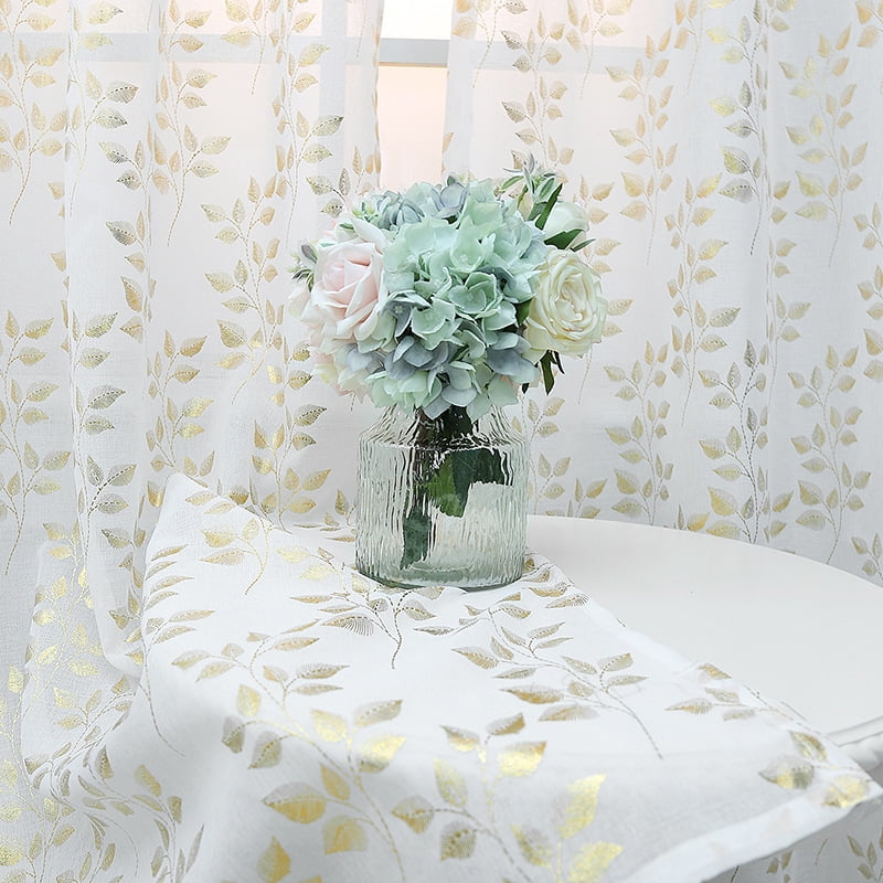 Nvzi-a Curtains Sheer - Texture Sheer Window Covering, Light & Airy ...