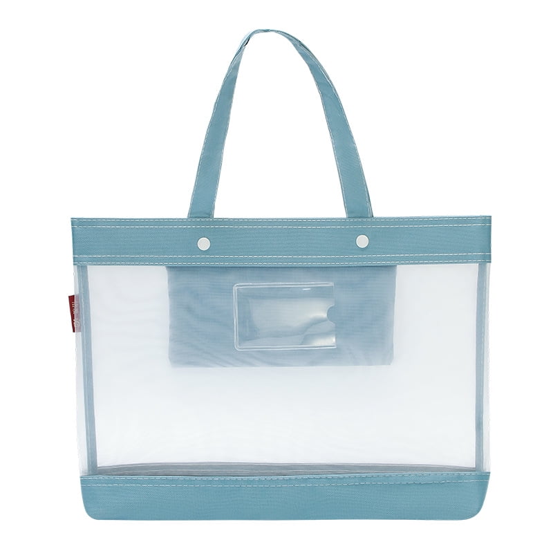 Nvzi-a Mesh Zipper Pouch 15.75*11in, Large Double Pocket File Bag with ...