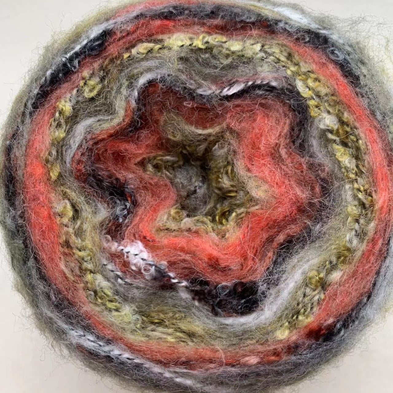 Nvzi-a Soft Plush Wool Acrylic Fancy Loop Yarn for Doll Hair Making ...