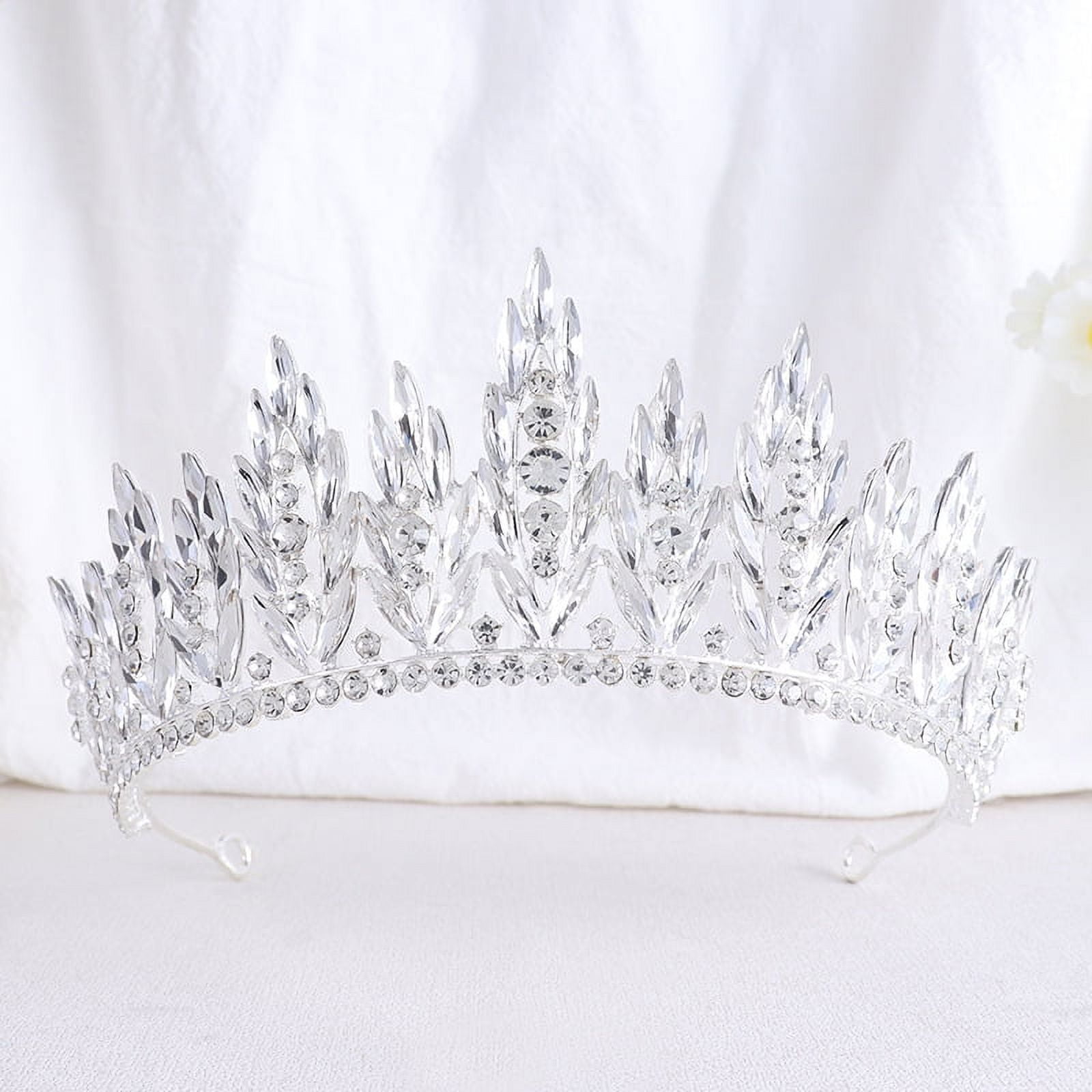 Nvzi-a Wedding Tiara for Bride Princess Tiara Headband Bridal Crown ...