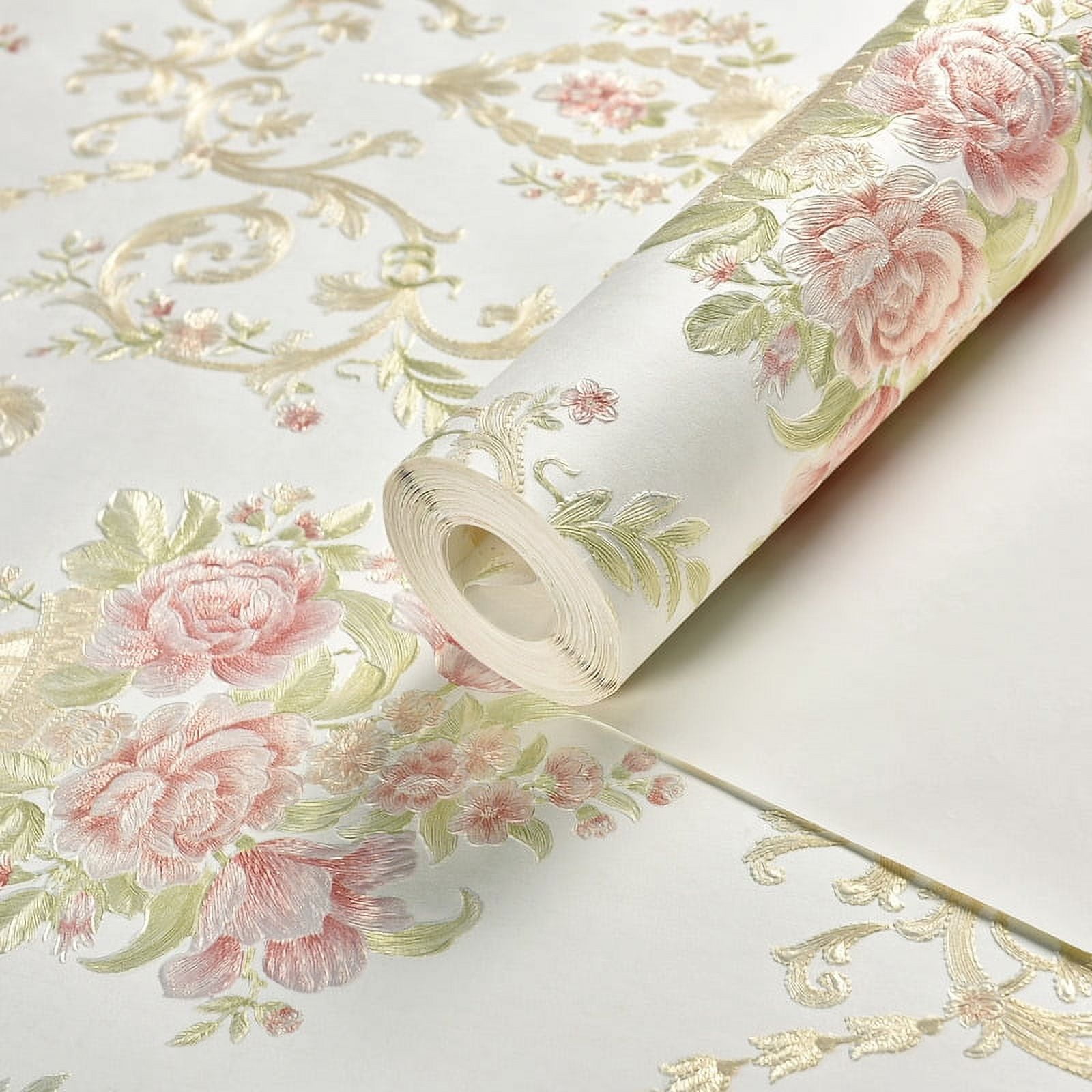 Nvzi-a precision pressed rural style self-adhesive non-woven wallpaper ...
