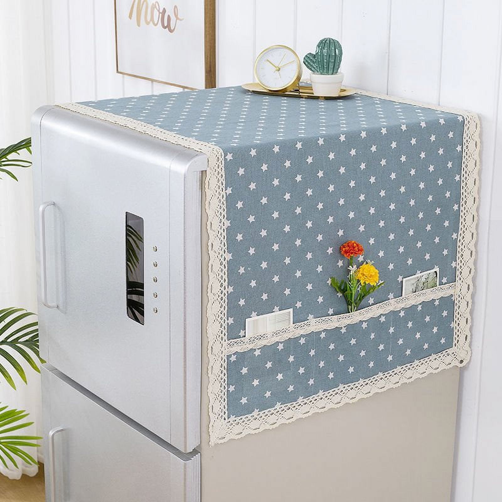 Nvzi -b 1 new product cotton linen fabric refrigerator cover cloth ...