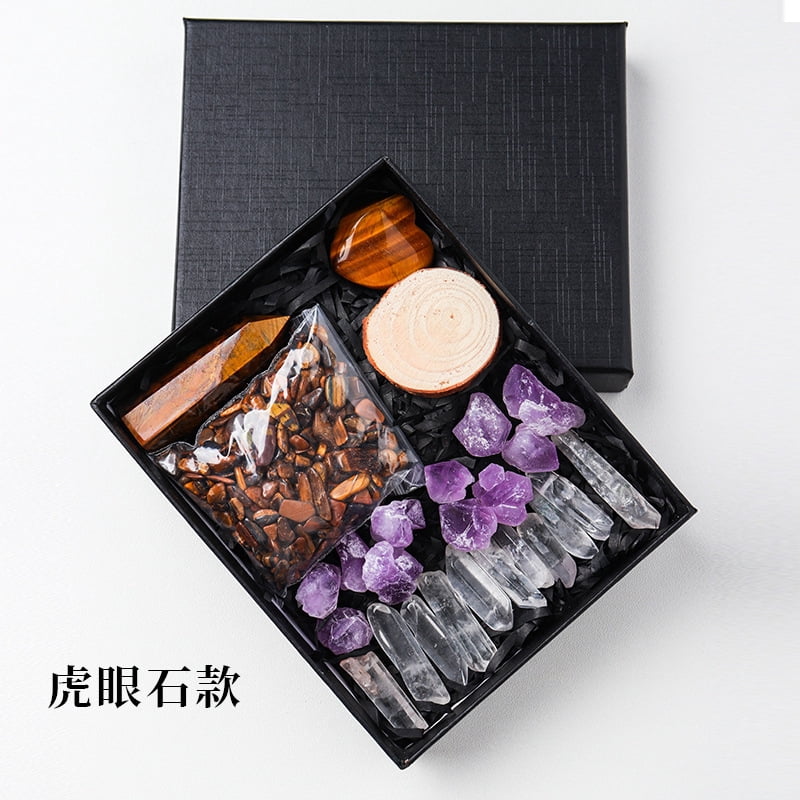 Nvzi -b 1 piece brown natural crystal raw stone crystal hexagonal prism ...