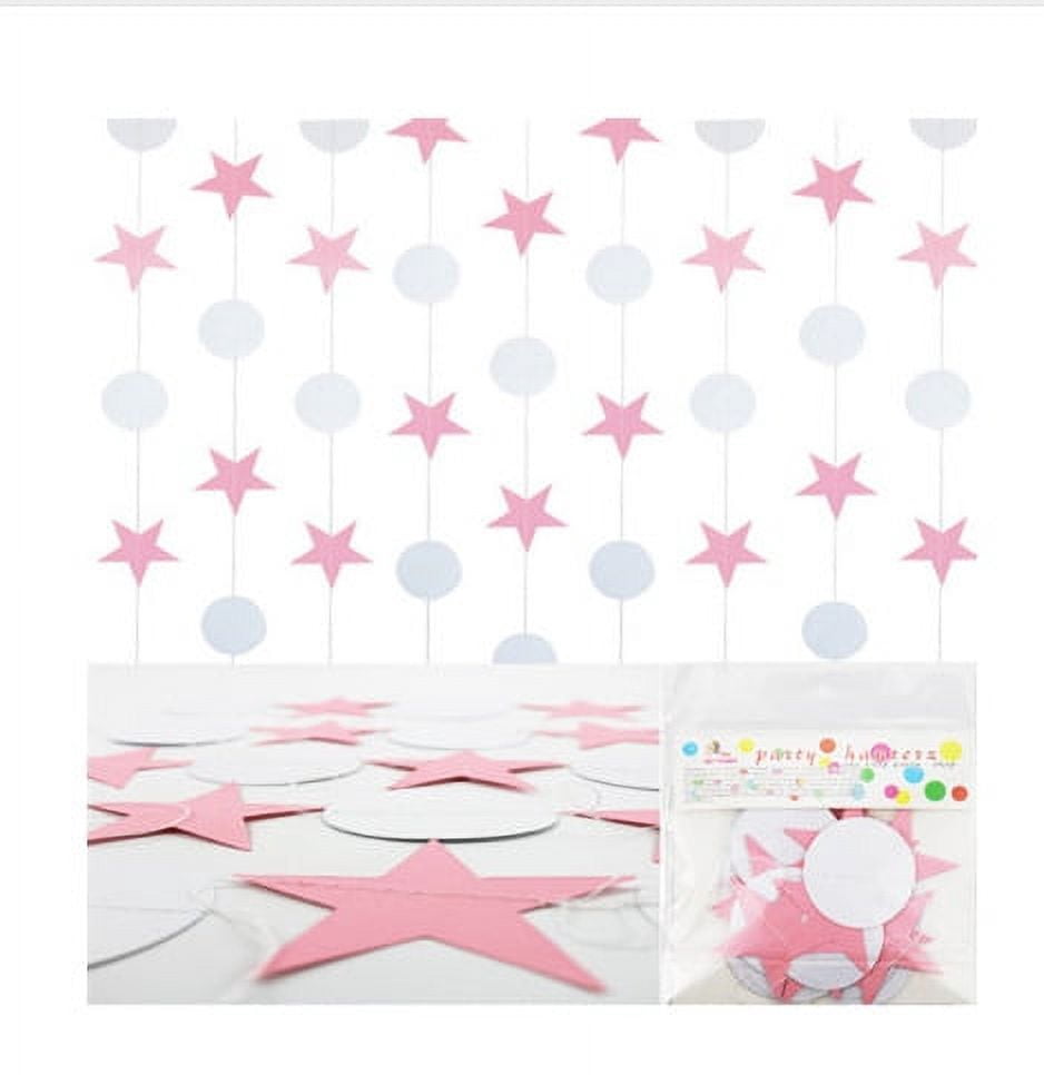 Nvzi -b 2Pack 13 Feet Glitter Star Garland Banner Decoration Bright ...