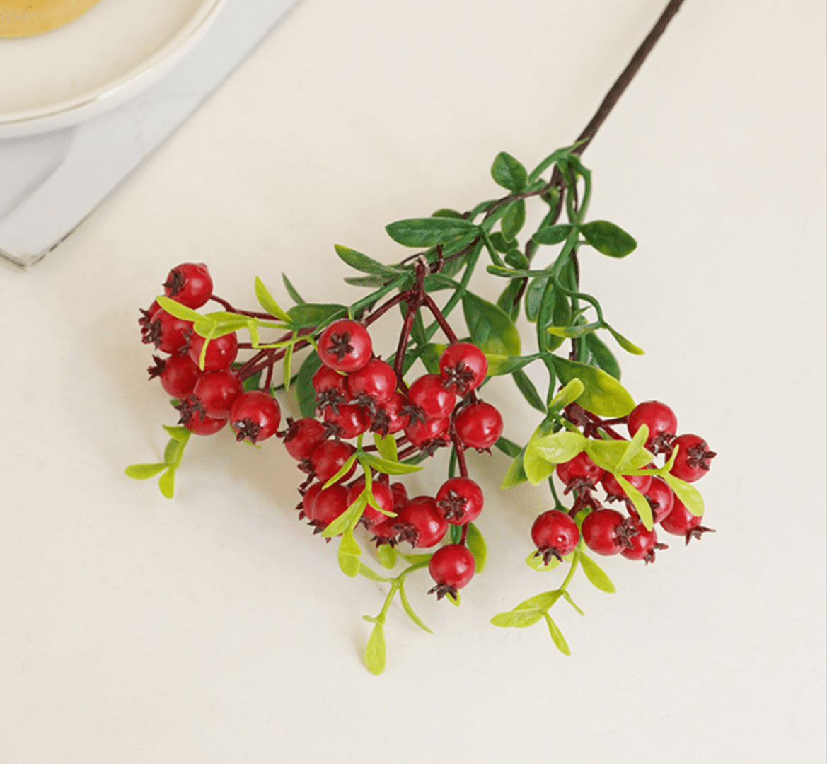Nvzi -b 3pcs Berry Artificial Flowers, Fake flowers, Flores ...