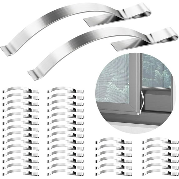 Nvzi -b 60 window screen tension spring stainless steel corner clip ...