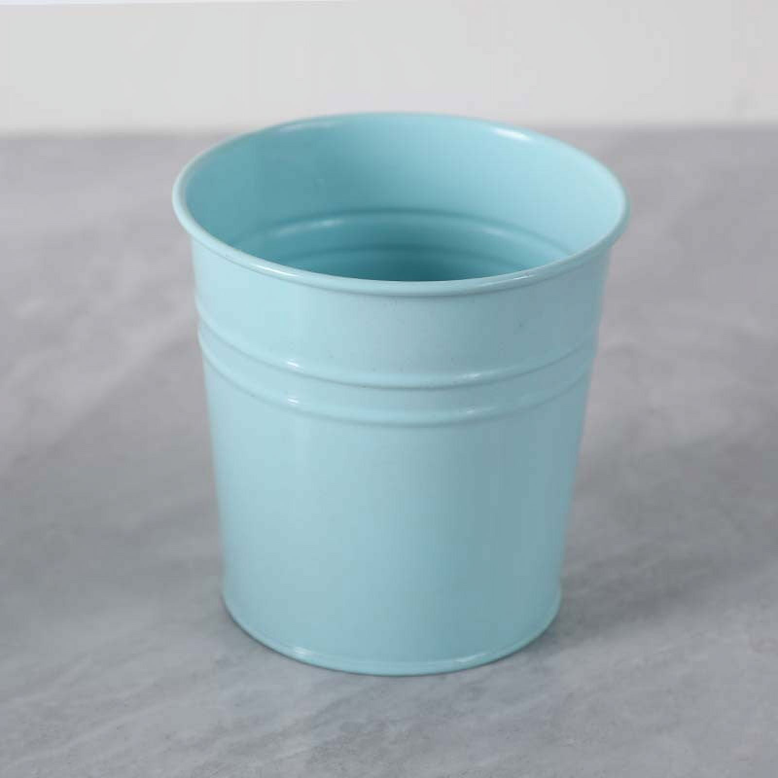 Nvzi -b Bucket Iron Flower Bucket Simple Iron Bucket Mini Flowerpot ...