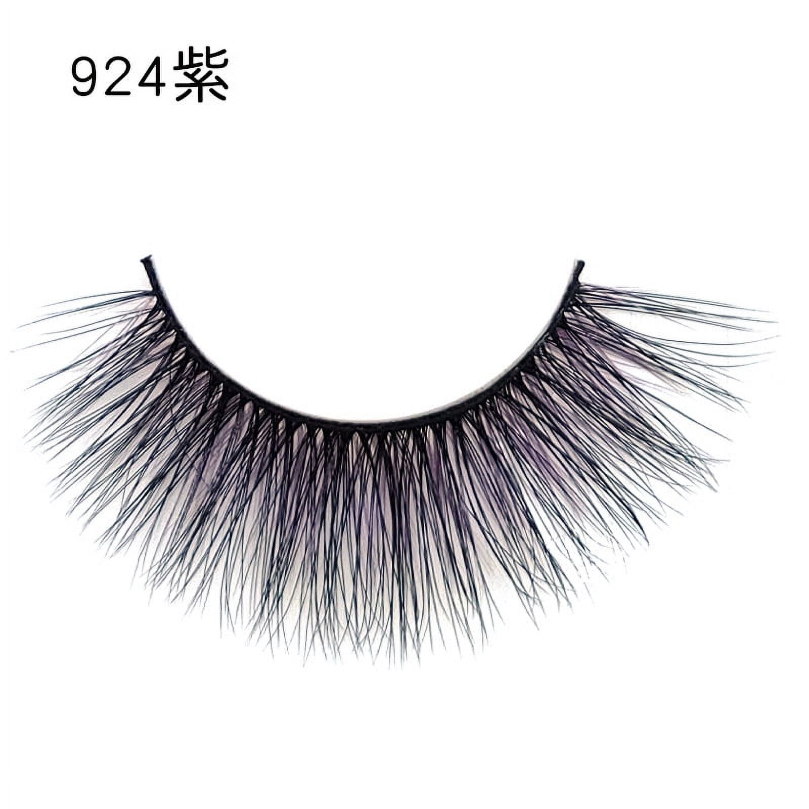Nvzi -b Colored Eyelashes Mink Lashes , Fluffy Colorful Lash Clusters ...