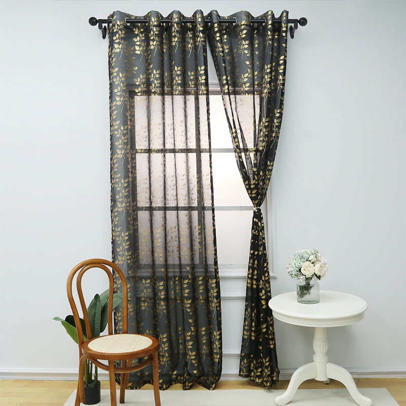 Nvzi -b Curtains Sheer - Texture Sheer Window Covering, Light & Airy ...