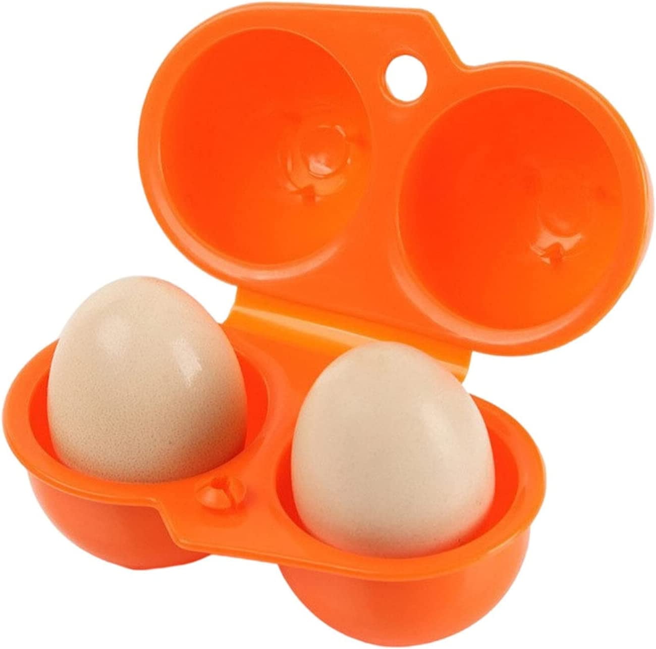 Nvzi -b Portable Egg Storage Box 2 Egg Case Carrier Tray Barbecue and ...