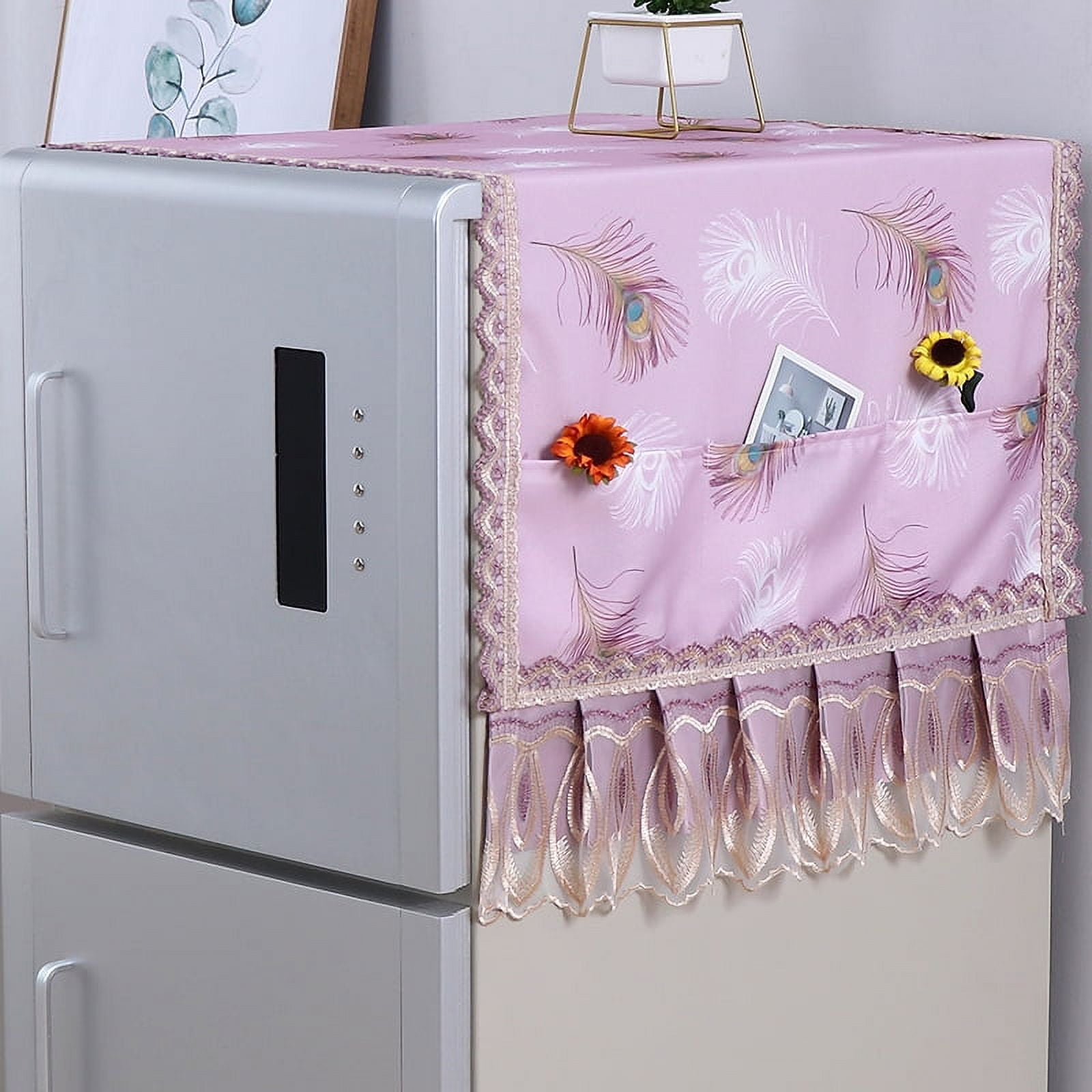 Nvzi -b Refrigerator Cover Cloth Single Double Door Refrigerator Dust ...