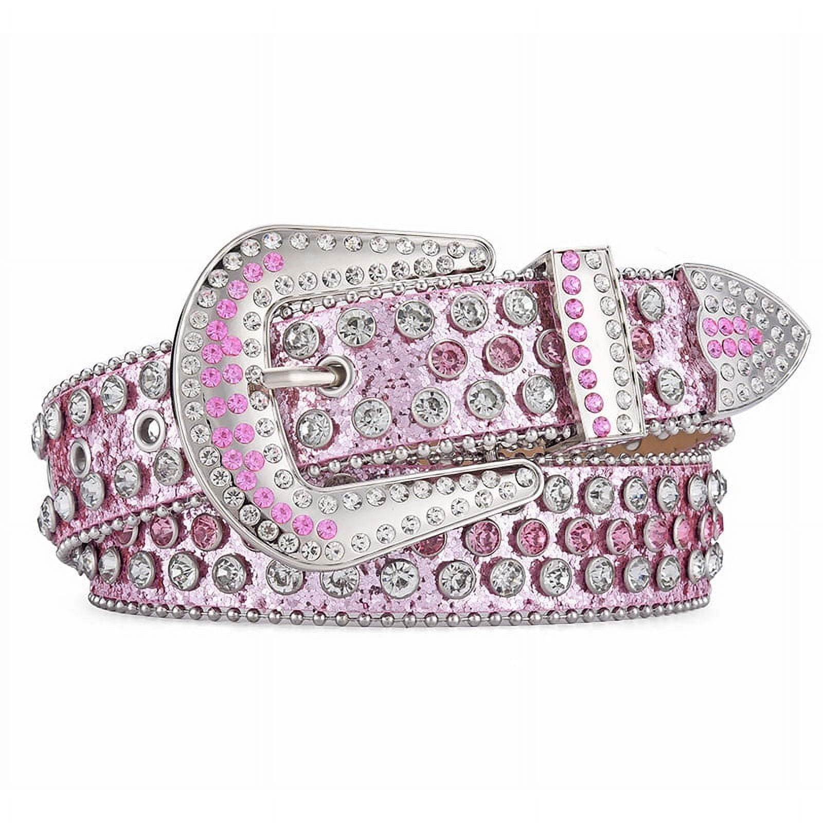Nvzi -b Rhinestone Belts for Women, Diamond Belt Bling Belts for Women ...