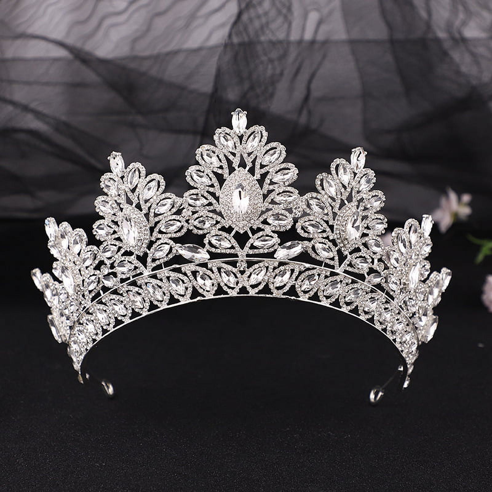 Nvzi -b Wedding Tiara for Bride Princess Tiara Headband Bridal Crown ...
