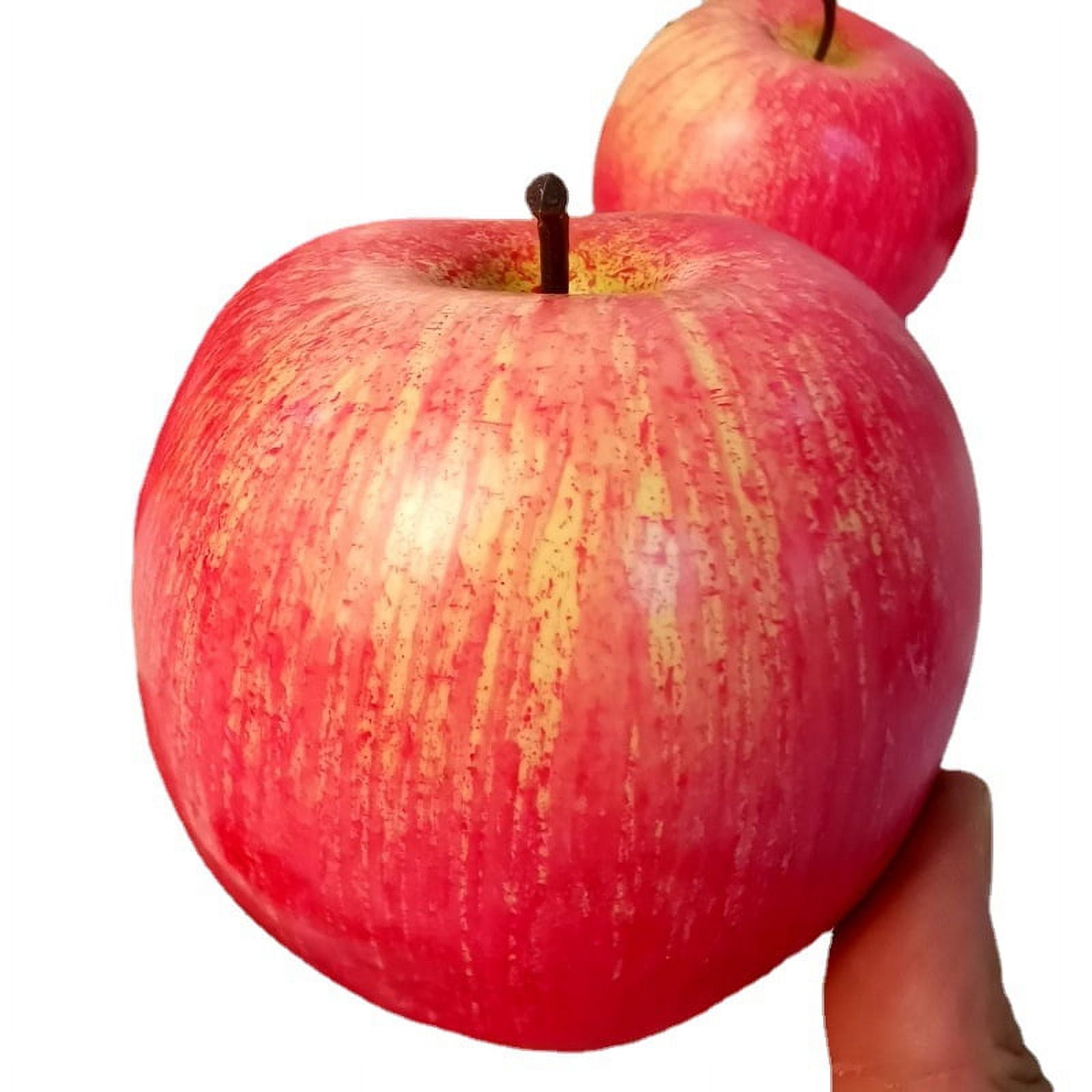 Nvzi -b fake fruit artificial apples, a set of 12 lifelike artificial ...