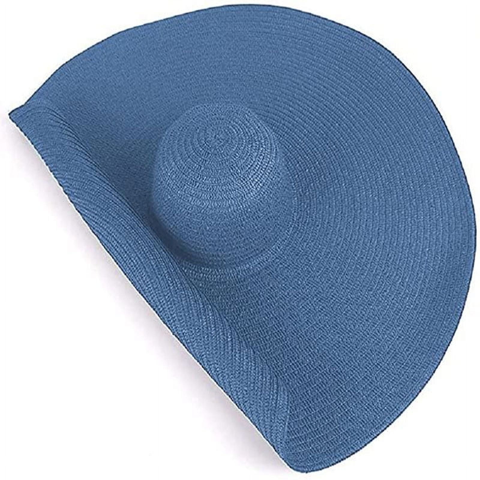 Nvzi -b women's oversized beach hat wide brim large sun hat women's ...