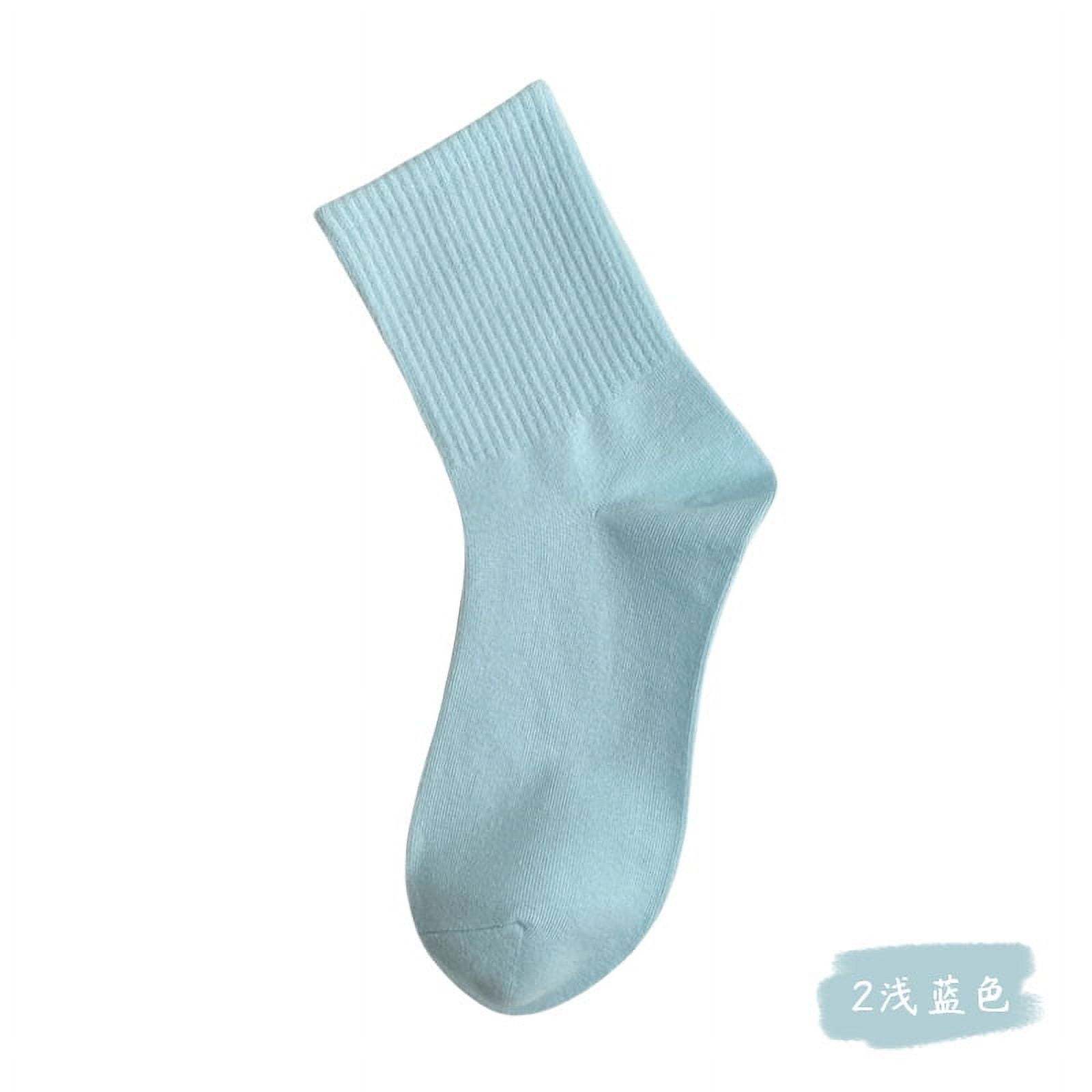 Nvzi-c 10 pairs of Womens Cotton Crew Socks, Thin Soft Comfort ...