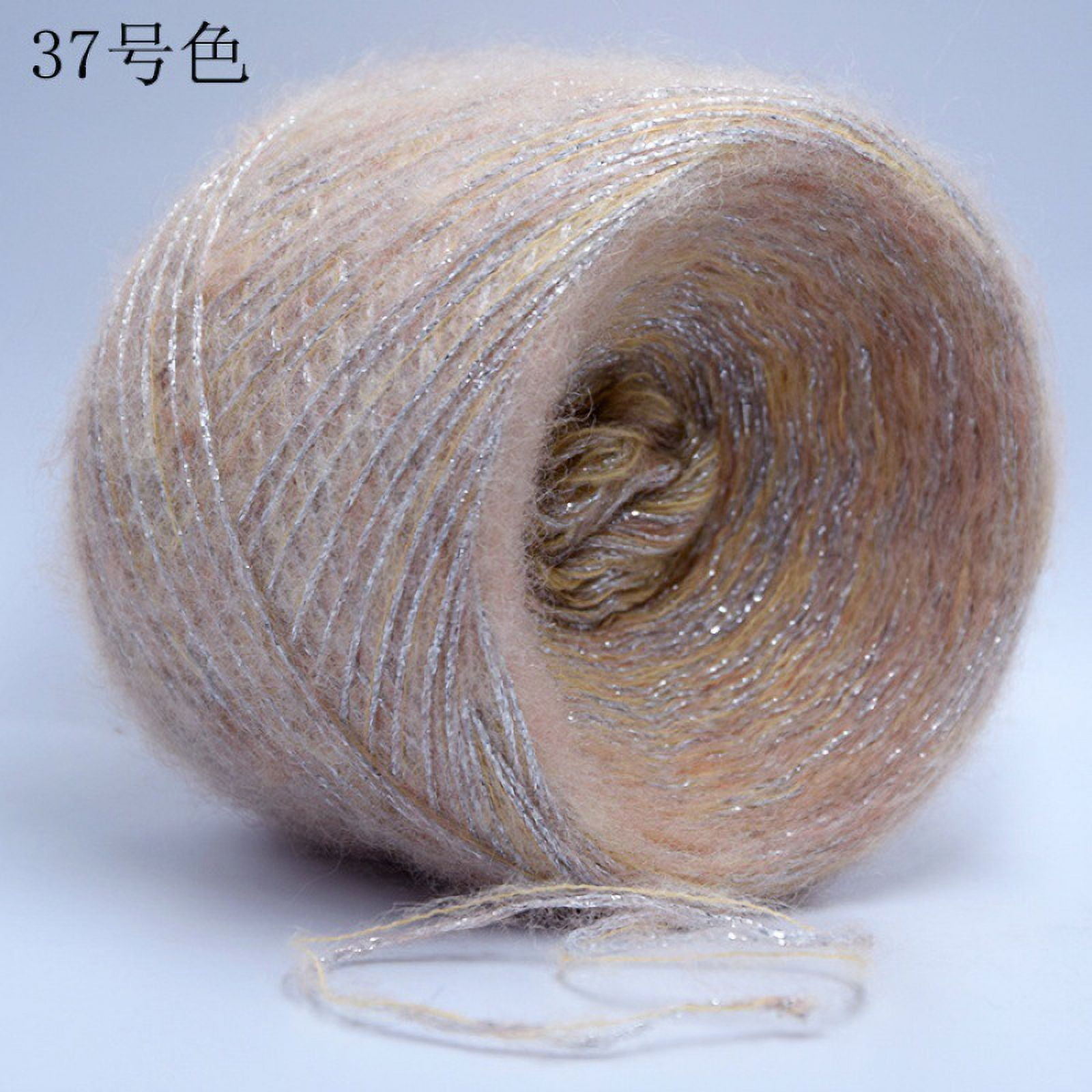 Nvzi-c 200g Soft & Shiny Light Worsted Yarn, Assorted Variety Craft ...