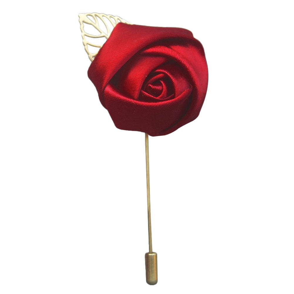 Nvzi-c 6 Pcs Groom Boutonniere Rose Boutonniere Wedding Buttonholes ...
